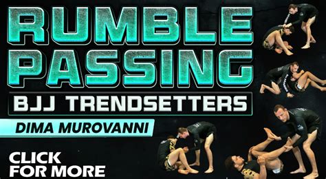 2024 Bjj Trendsetters Rumble Passing Dima Murovanni Dvd Review Bjj World