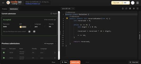 Day6 21daysofcode Ninjaslayground Javaprogramming Problemsolving