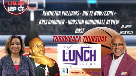 Kris Gardner And Kennetra Pulliams On Throwback Thursday On The Lunch
