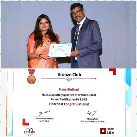 Mansi Kothari On Linkedin Hdfcife Learning Certification