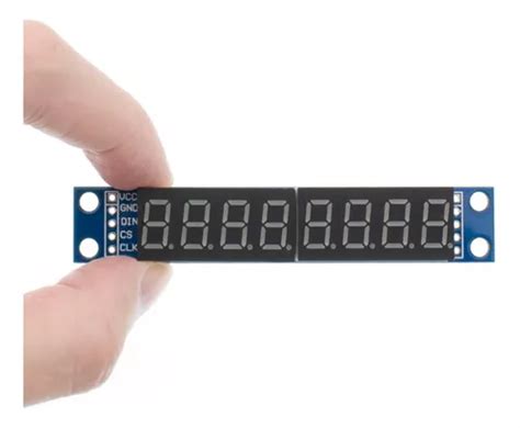 Módulo Display 7 Segmentos Com Led 8 Dígitos Spi Max7219 Mercadolivre