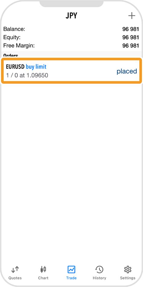 Modify Pending Order Metatrader45 User Guide Myforex™