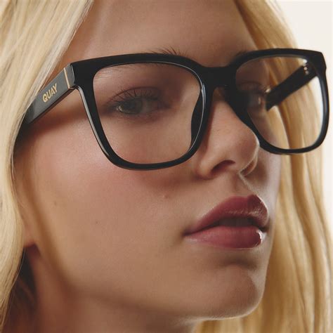 Wired Oversized Rx Plastic Rectangular Eyeglasses Quay Australia