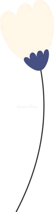 Cartoon Flower On Stem Stock Vector Illustration Of Spring 306484377