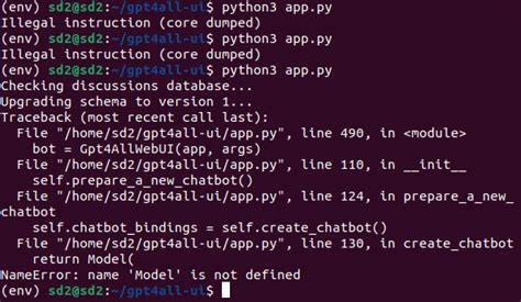 Runsh Line 43 79546 Illegal Instruction Core Dumped Python Apppy · Issue 55 · Parisneo