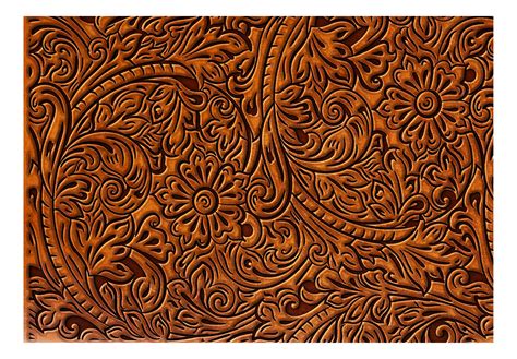 Tooled Leather Svg Floral Leather Svg Seamless Pattern Swirls