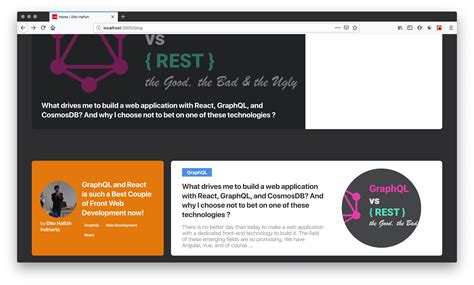 Github Ditohipublic Blog Web Front End Implemented Of Boilerplate Of Cosmosdb With Graphql