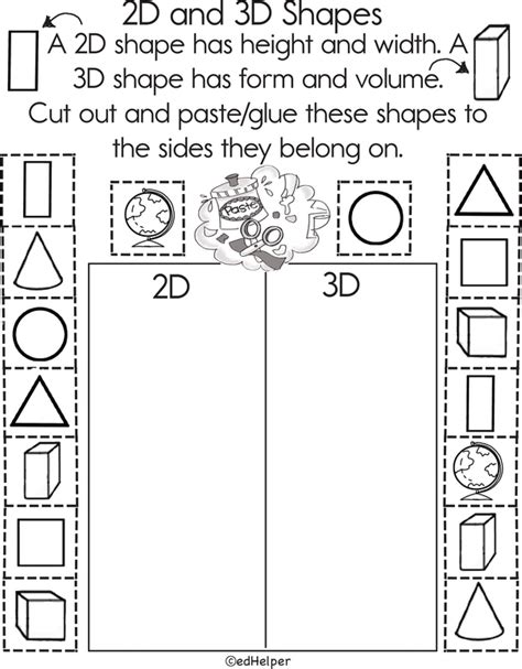 2d And 3d Shapes Worksheets 2nd Grade