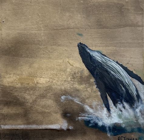 Whale Breaching Lauraine Diggins Fine Art
