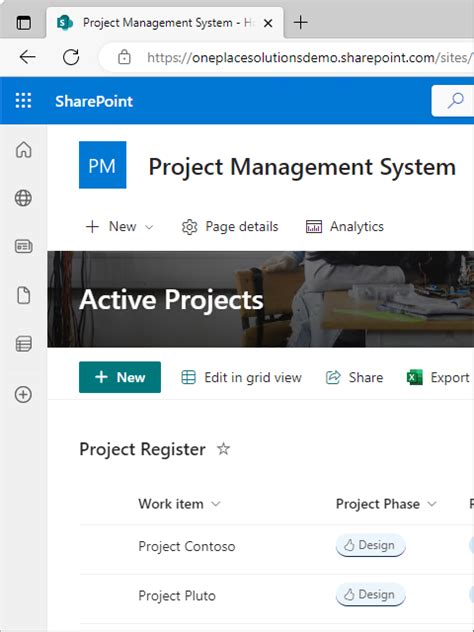 How To Build A Project Management System On Microsoft 365 Sharepoint Project Management