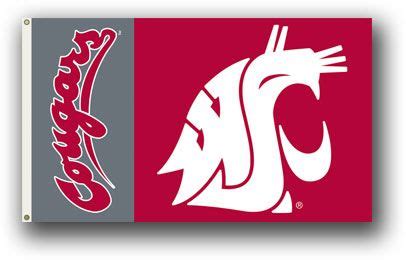 Washington State Cougars Flag College Flags College Flag Ideas