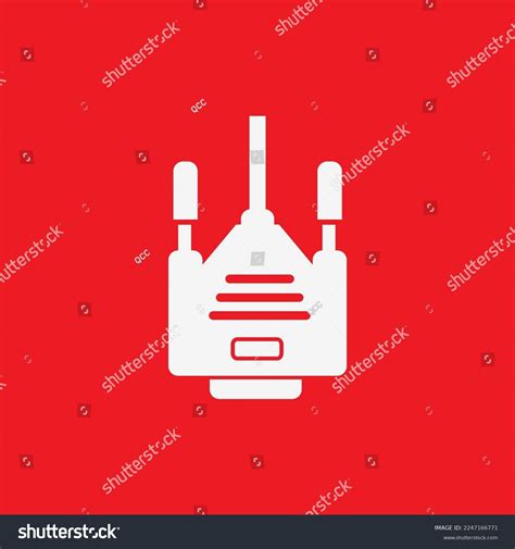 Signal Emitter Icon Graphic Resource Template Stock Vector Royalty Free 2247166771 Shutterstock