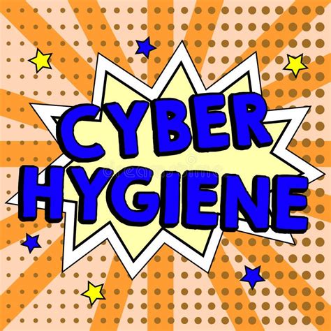 Text Caption Presenting Cyber Hygiene Business Concept Steps That