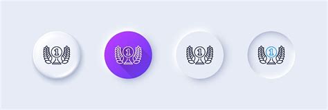 수상자 상 라인 아이콘입니다 우승자 상품 표시 선 아이콘 벡터 3차원 형태에 대한 스톡 벡터 아트 및 기타 이미지 3차원 형태 Championship 경쟁 Istock