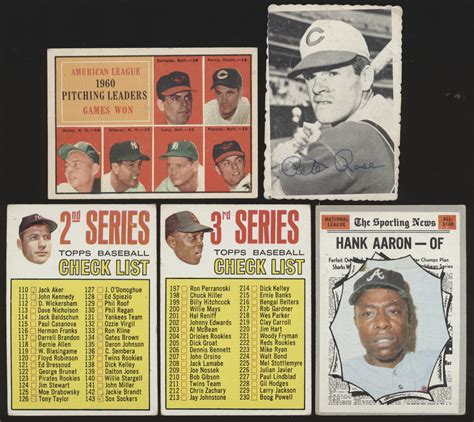 Lot Detail Five Baseball Cards