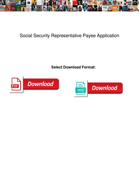 Fillable Online Social Security Representative Payee Form Fax Email Print Pdffiller