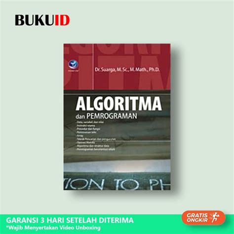 Promo Buku Algoritma Dan Pemrograman Kota Tangerang Buku Id Tokopedia