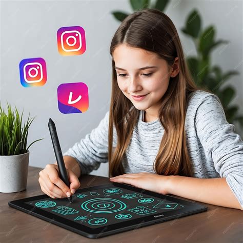 Trendy Social Media Girls Sharing Their Latest Styles Premium Ai Generated Image