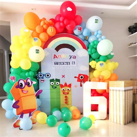 Number Blocks Birthday Decor Balloon And Rainbow Delight Delhi Ncr Number Blocks Birthday Decor Balloon And Rainbow Delight Delhi Ncr