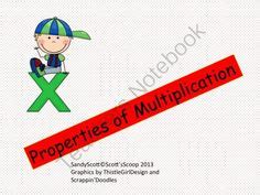 1000 Images About Properties Of Multiplication On Pinterest Properties Of Multiplication