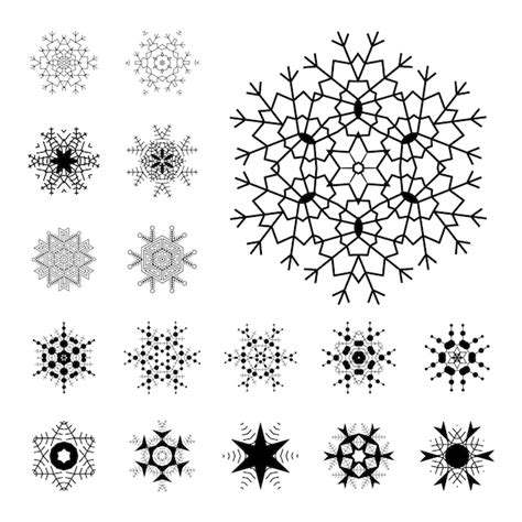 Page 2 Snowflake Complex Design With Star Images Free Download On