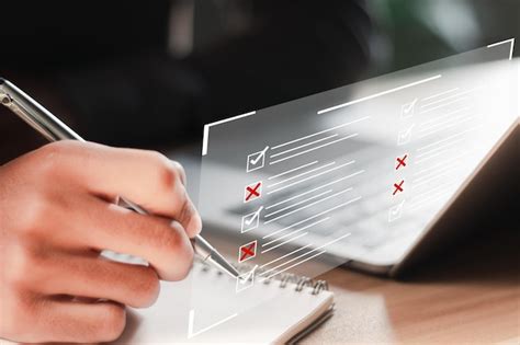 Premium Photo Survey Form Concept Questionnaire With Checkboxes Filling Survey Form Online