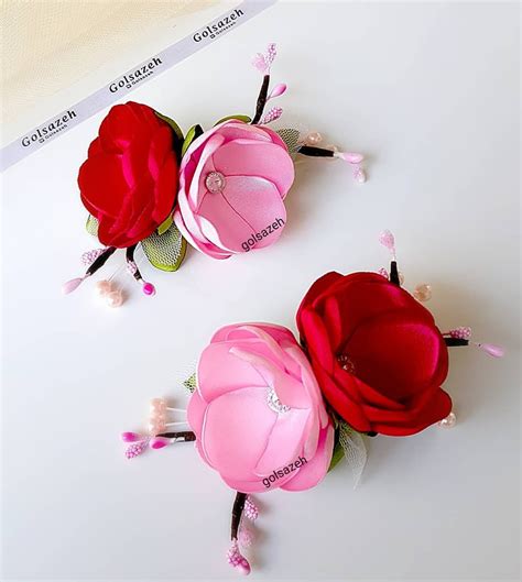 ‎آموزش ساخت گلهای پارچه‌ای‎ On Instagram‎ بازم گلسرای پرطرفدار بهاری😍 ست مادر و دختر قابل اجرا