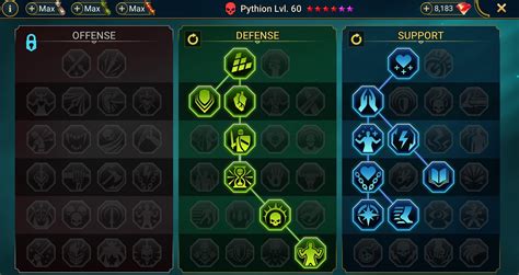 Pythion Masteries Nmunm Dl Build Rraidshadowlegends