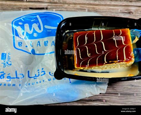 Cairo Egypt April 16 2024 Ashtota From B Laban Tres Leches Cake Pan Tres Leches A Sponge