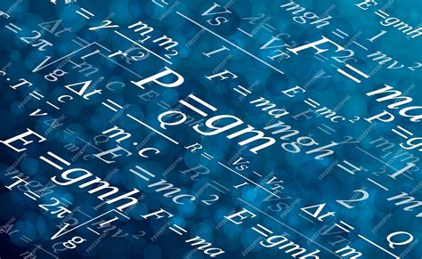 Premium Vector Background For A Presentation On Physics Physics Of The Formula Abstract Vector