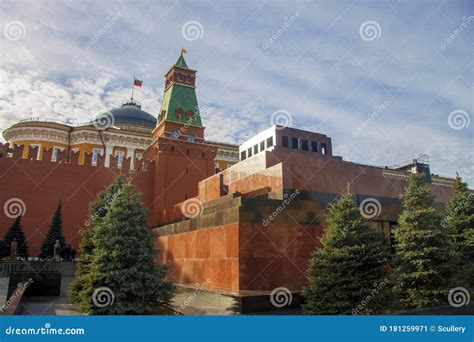 The Lenins Mausoleum Lenins Tomb On The Red Square Moscow Editorial