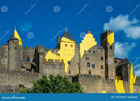 Carcassonne A Hilltop Town In Southern France Is An Unesco World