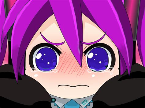 Edited Miku Crying By Animefan On Deviantart