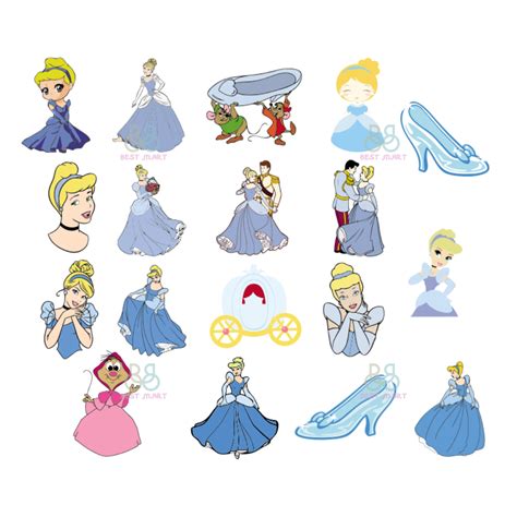 Cinderella Bundle Svg Disney Svg Cinderella Svg Disney Pr Inspire