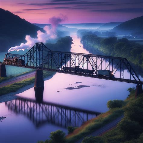 Train Bridges Connecting Journeys Bridging Horizons Model Train