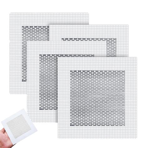 Drywall Patch Kit Aluminum Mesh Patches For Durable Repair Heavy Duty