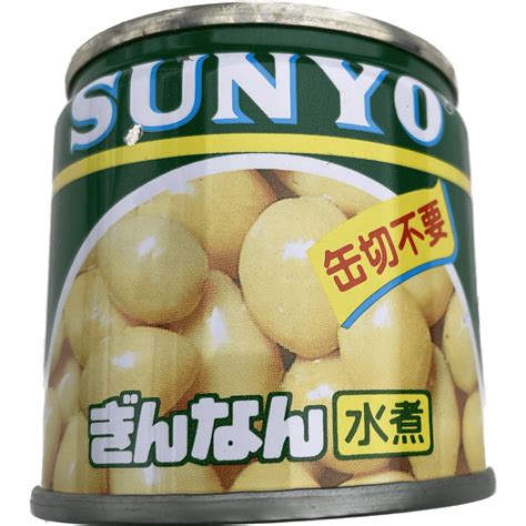 Sunyo Boiled Ginnan Ginkgo 85g サンヨー ぎんなん水煮 85g Ricewineshop