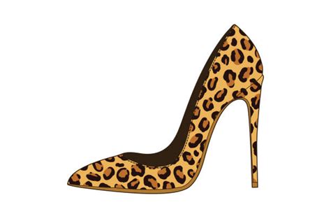 Leopard Heels Outfit Illustrations Royalty Free Vector Graphics And Clip
