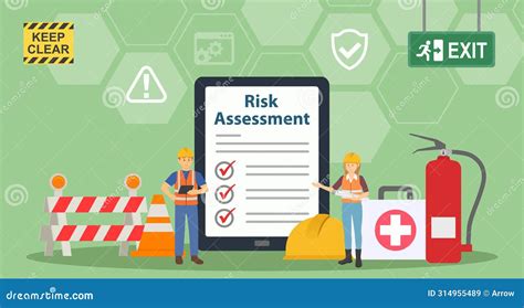 Occupational Risk Assessment Background Stock Image Cartoondealer
