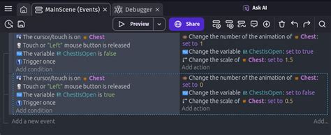 Help Needed Chest Click Toggle Not Working Animation Wont Switch