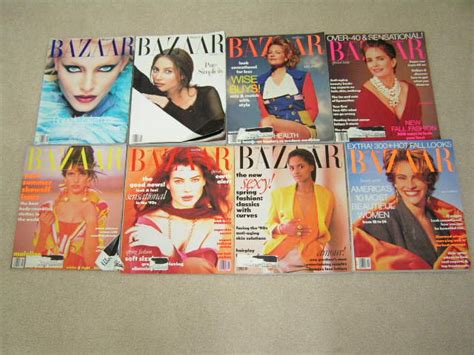 Harpers Bazaar Magazine Lot 1990 1994 1993 8 Issues 75486721