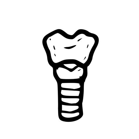 Simple Line Art Thyroid Cartilage Human Anatomy Medical Icon Graphic