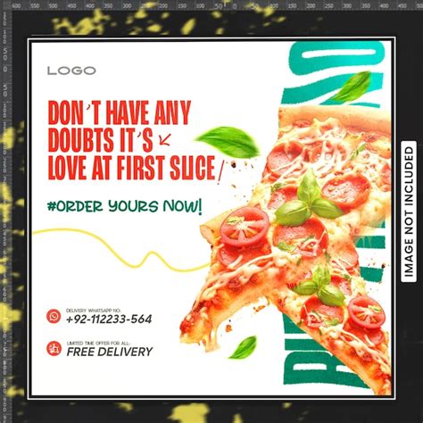 Tasty Pizza Food Social Media Promotion And Instagram Banner Post