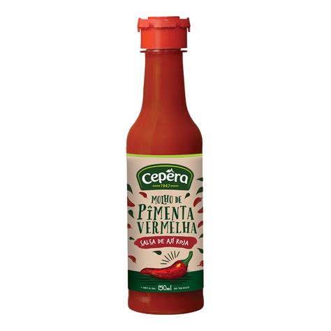 Sauce Piment Rouge Molho De Pimenta Vermelha CepÊra 150ml