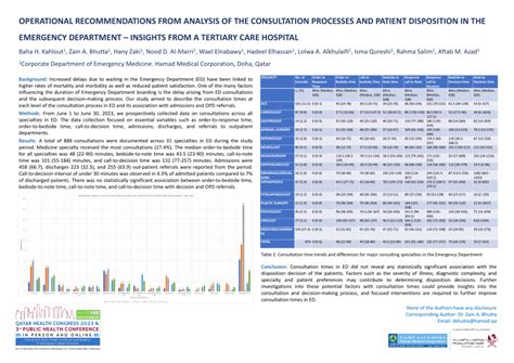Pdf Operational Recommendations From Analysis Of The Consultation
