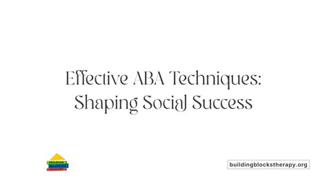 The Role Of Social Skills Groups In Aba Therapy