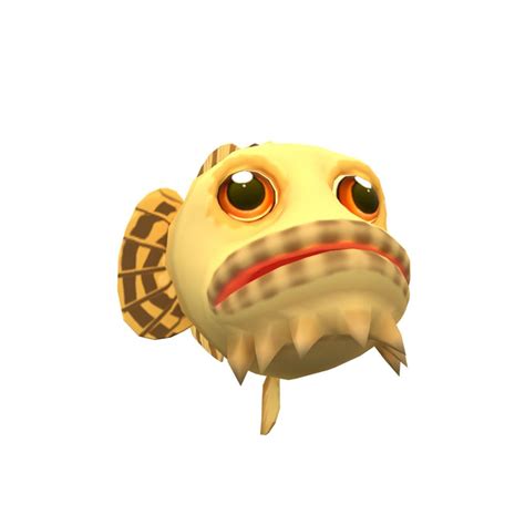 Kritrim Vault Oyster Toad Fish Cartoon Animated 3d Model