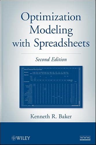Pre Owned Optimization Modeling With Spreadsheets 9780470928639