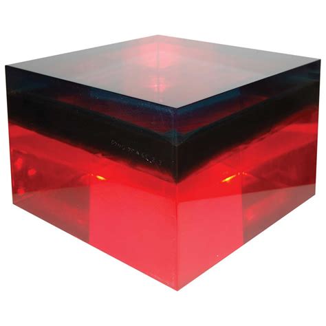 Signed Dennis Byng Acrylic Sculpture At 1stdibs