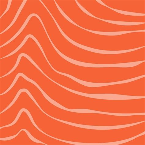 Abstract Salmon Fillet Texture Premium Vector